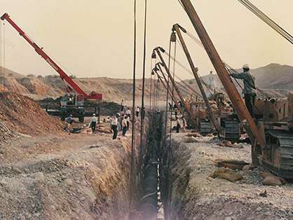 Aabadan Oil Refinary, 20” Underground Pipeline (45km)
