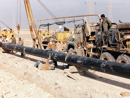 Aabadan Oil Refinary, 20” Underground Pipeline (45km)